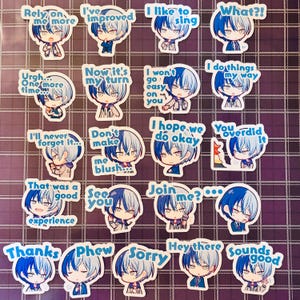 Project Sekai Colorful Stage Vivid Bad Squad VBS Toya Aoyagi Chat Emoji ...