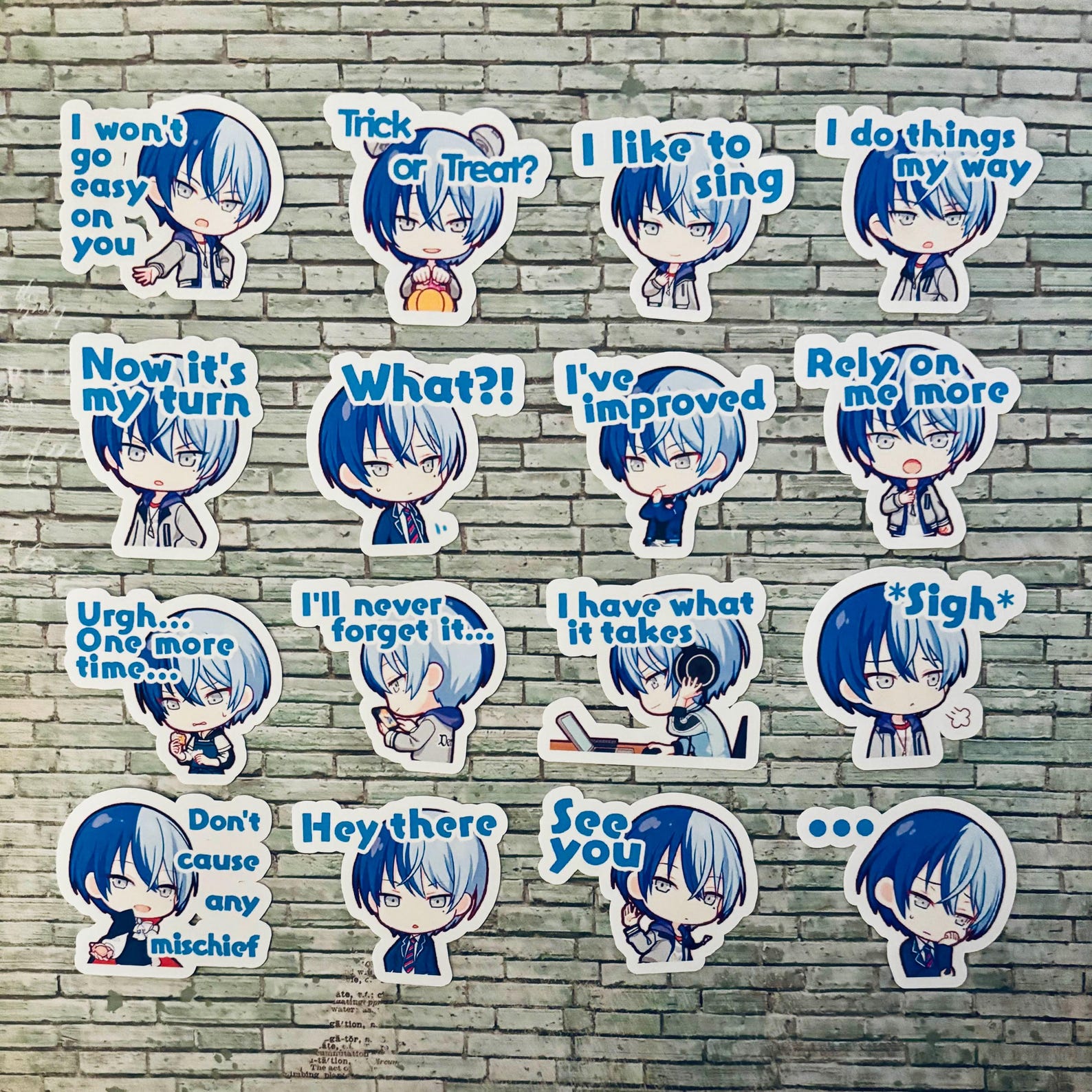 Project Sekai Colorful Stage Vivid Bad Squad VBS Toya Aoyagi Chat Emoji ...