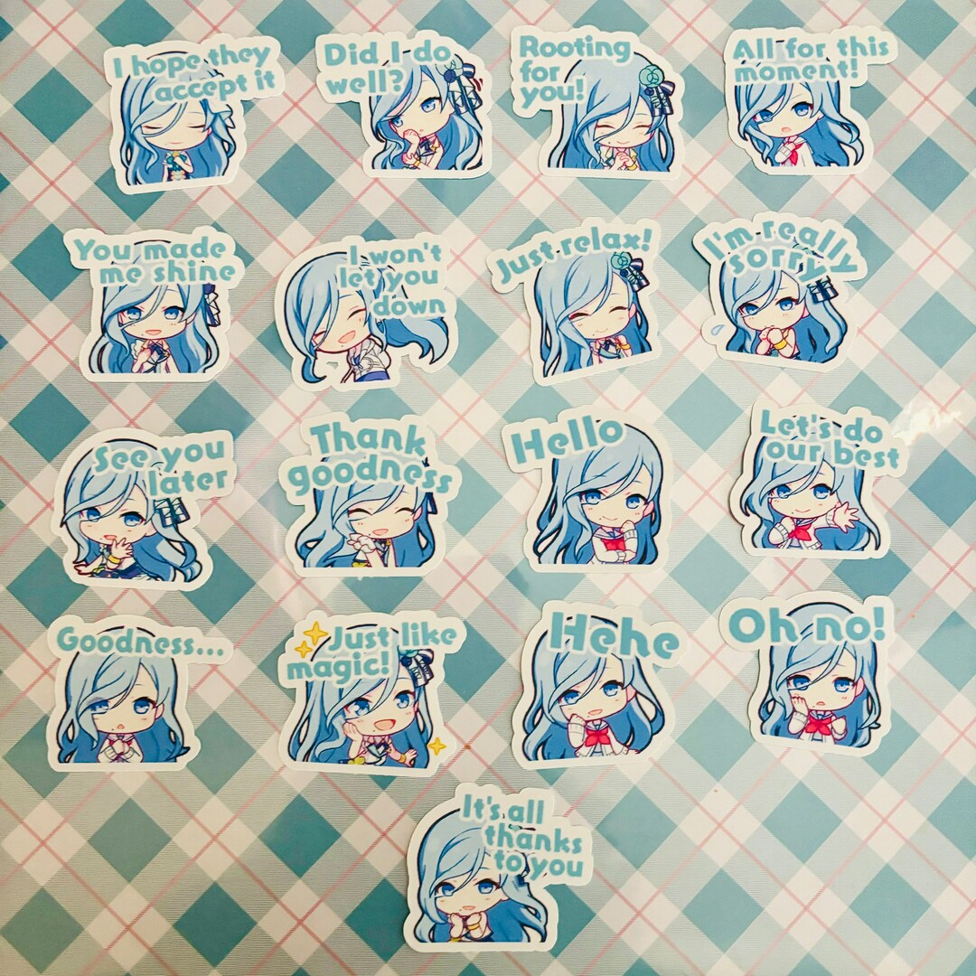 Project Sekai Colorful Stage MOREMOREJUMP Shizuku Hinomori Chat Emoji ...