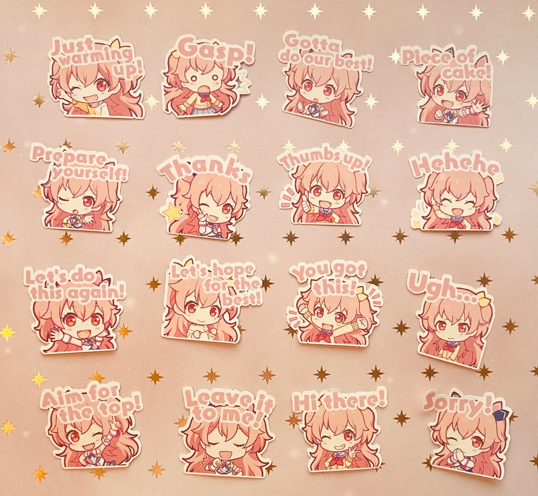 Project Sekai Colorful Stage MOREMOREJUMP Airi Momoi Chat Emoji Emotes ...