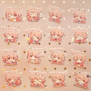 Project Sekai Colorful Stage MOREMOREJUMP Airi Momoi Chat Emoji Emotes ...