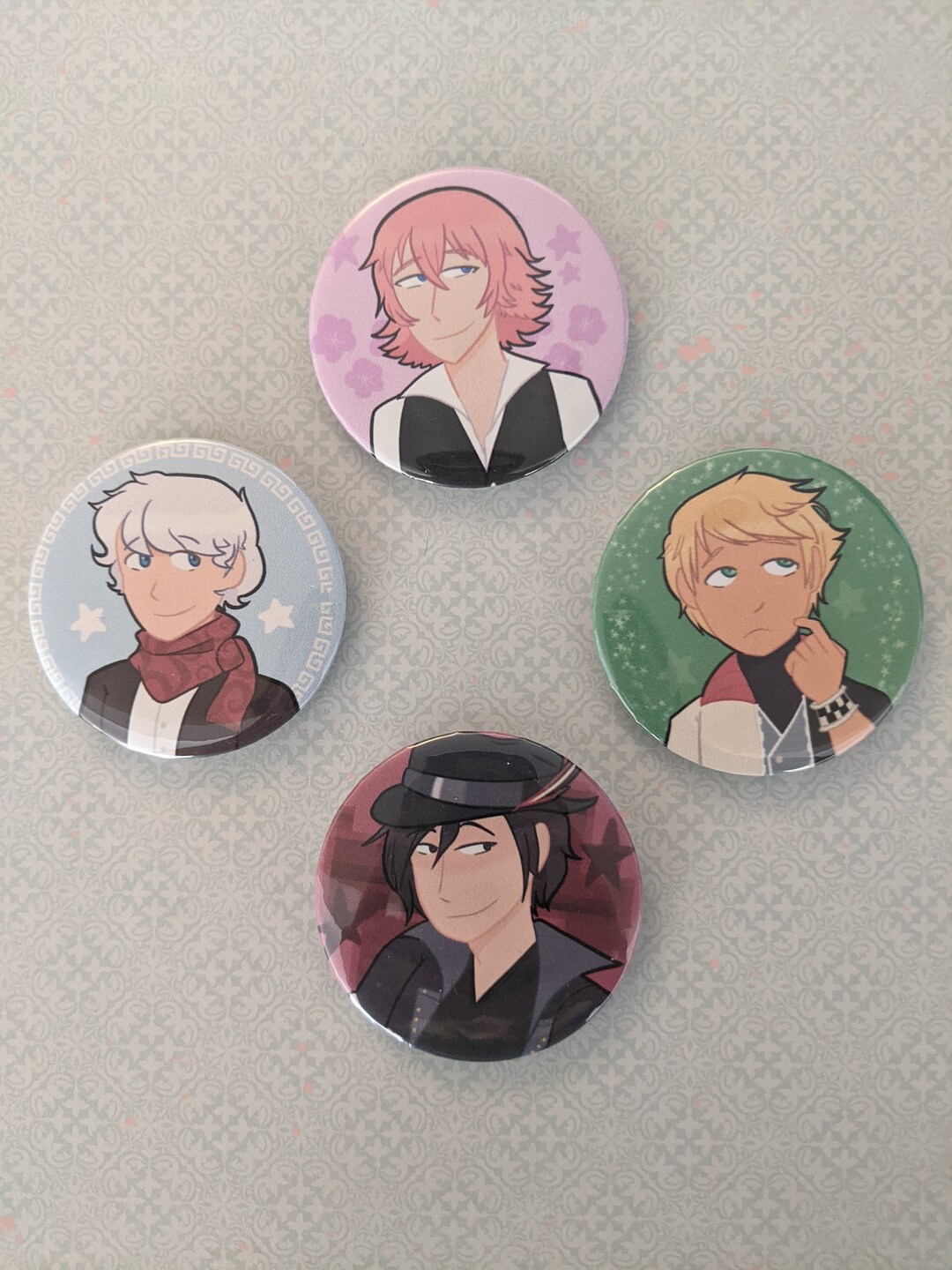 KHUX Buttons - Kingdom Hearts Union X - Ephemer Lauriam Brain Ventus - Etsy