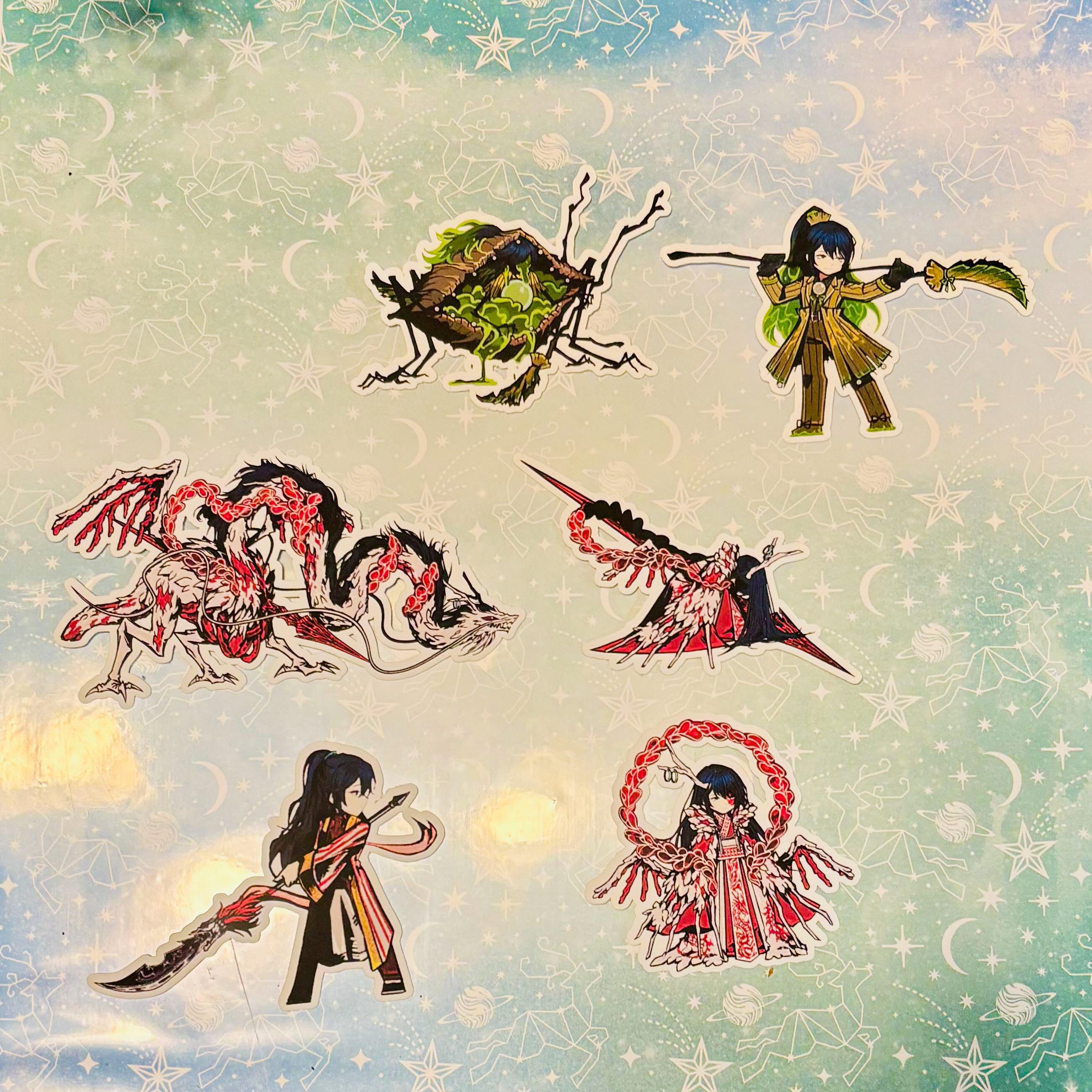 Limbus Company Sinner Battle ID EGO Sprites Stickers Decals Waterproof ...
