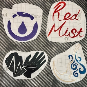 Library of Ruina Fixer Logo Decals Sephirot Roland Black Silence Gebura ...