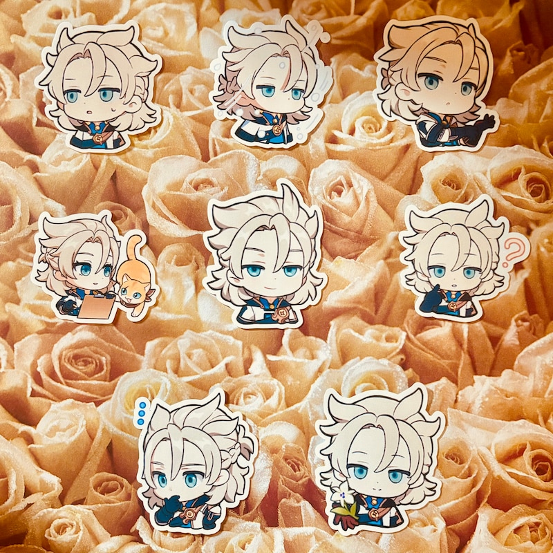 Genshin Albedo Stickers - Etsy