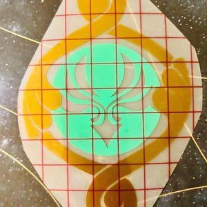 Fontaine Vision Decals - Genshin Impact Pneuma Ousia Geo Anemo Pyro ...