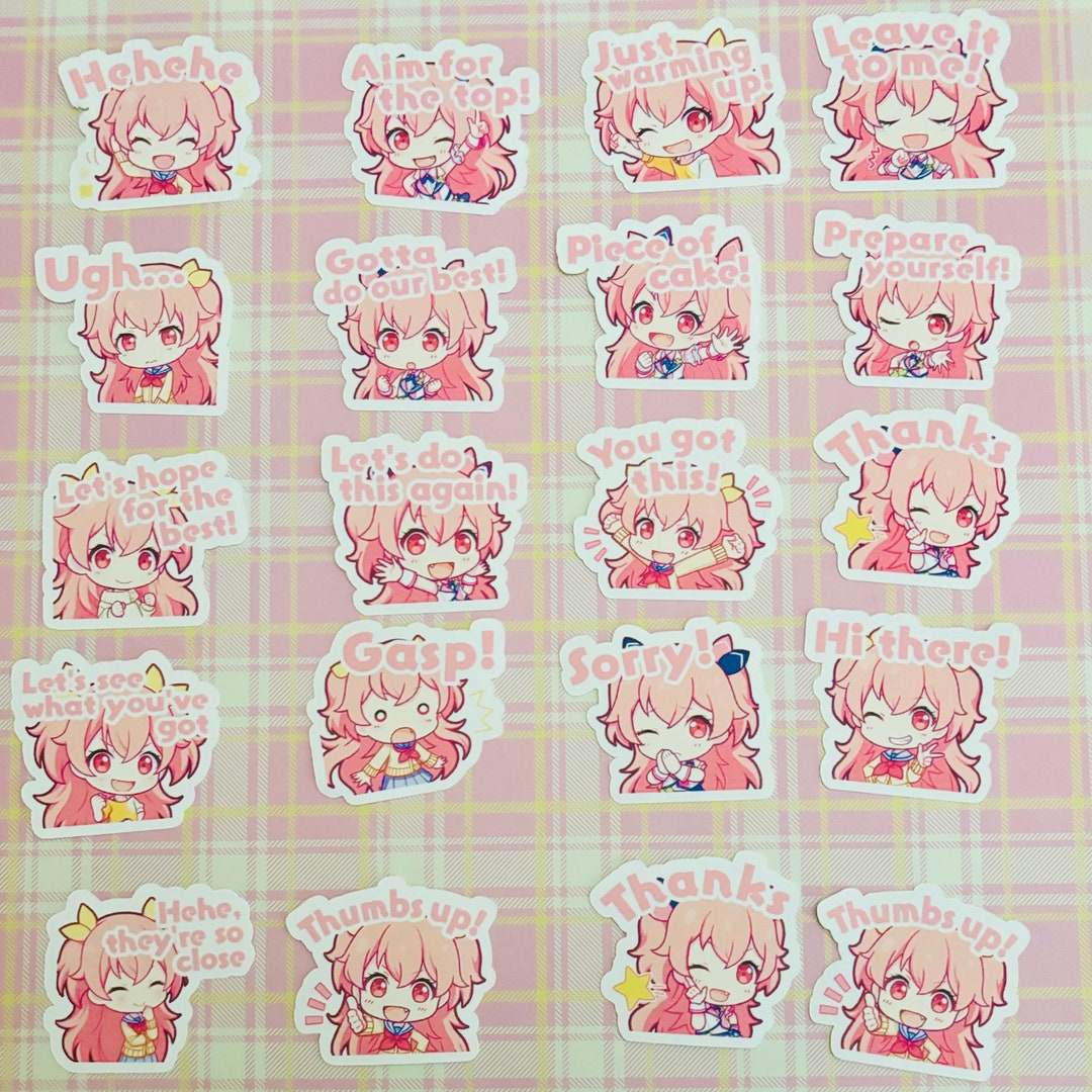 Project Sekai Colorful Stage MOREMOREJUMP! Airi Momoi Chat Emoji Emotes ...