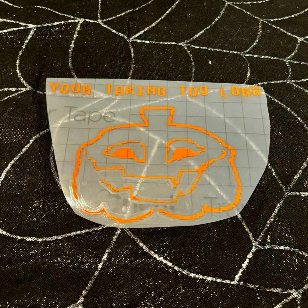 Your Taking Too Long - Jackenstein Deltarune Undertale Pumpkin - Laptop ...