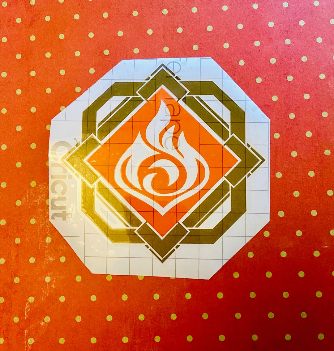 Liyue Vision Decals - Genshin Impact Geo Anemo Pyro Hydro Dendro ...