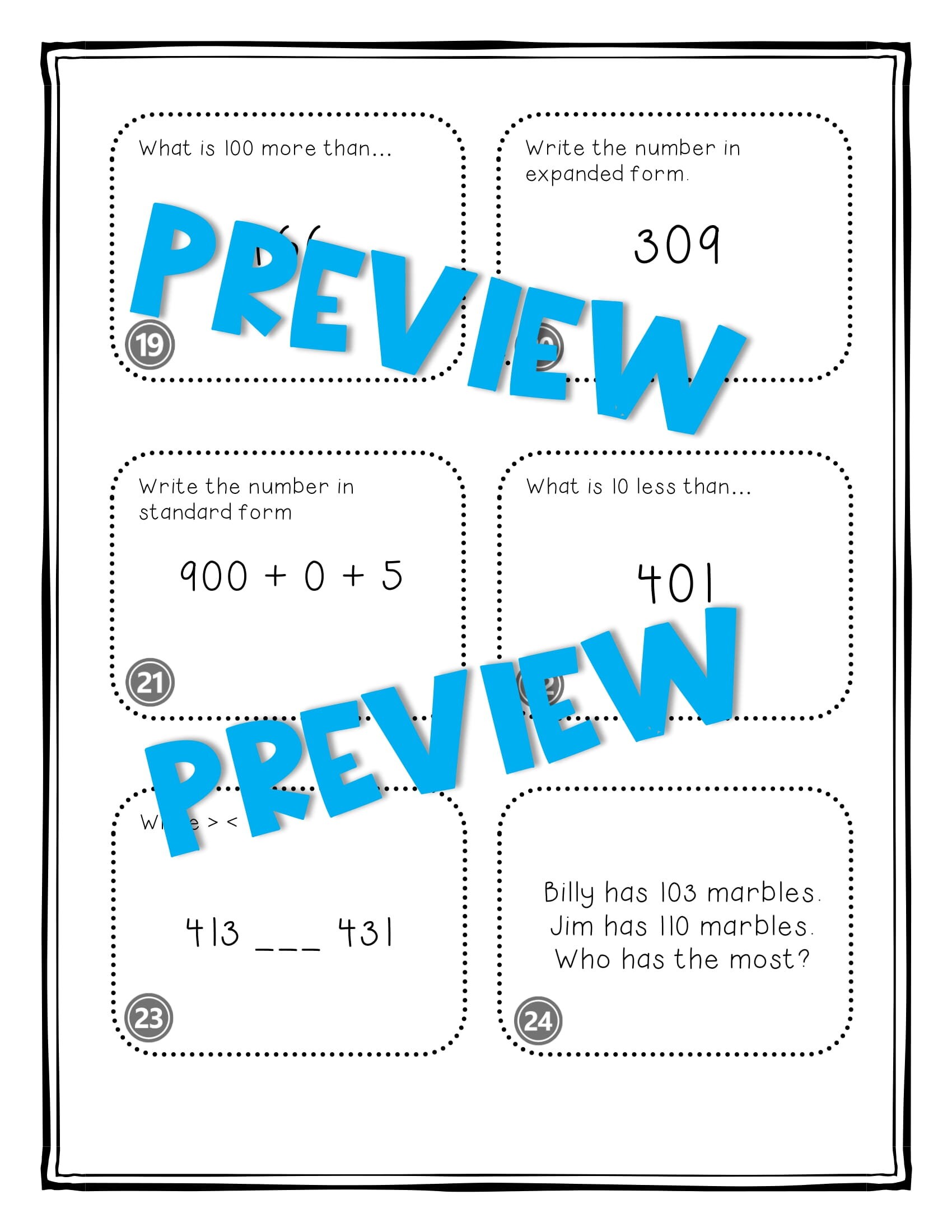 Place Value Games, Second Grade, Ones, Tens, Hundreds, Expanded Form ...