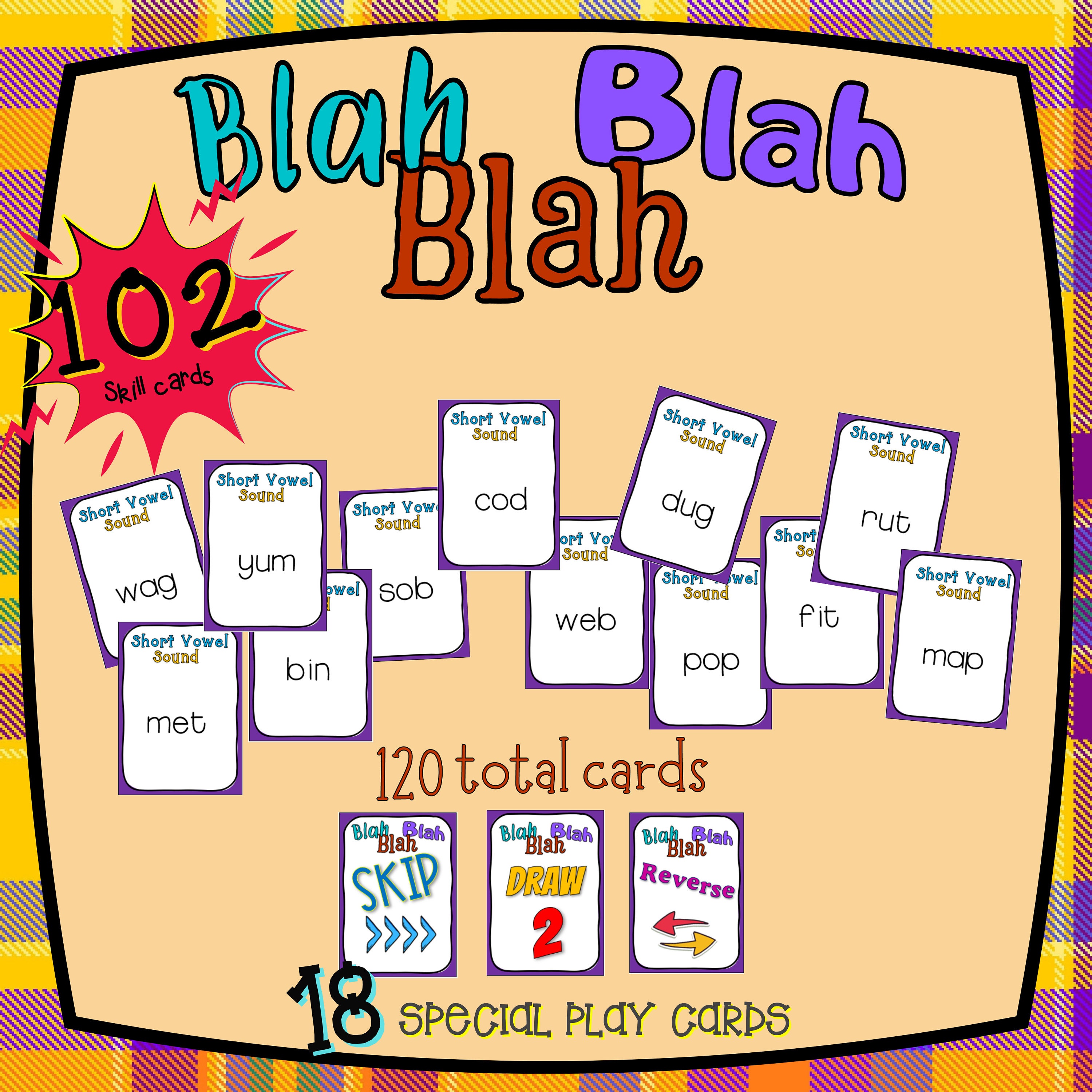 Phonics, Phonics Game, Short Vowel Sounds, Card Game, Blending CVC ...
