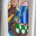 Viking Ship Pattern Stained Glass Celtic Geometric Modern Interior ...