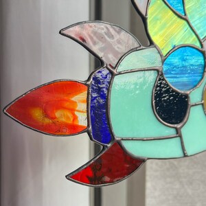 Spaceman Spaceship Astronaut Pattern Suncatcher Galaxy Funny Gift ...