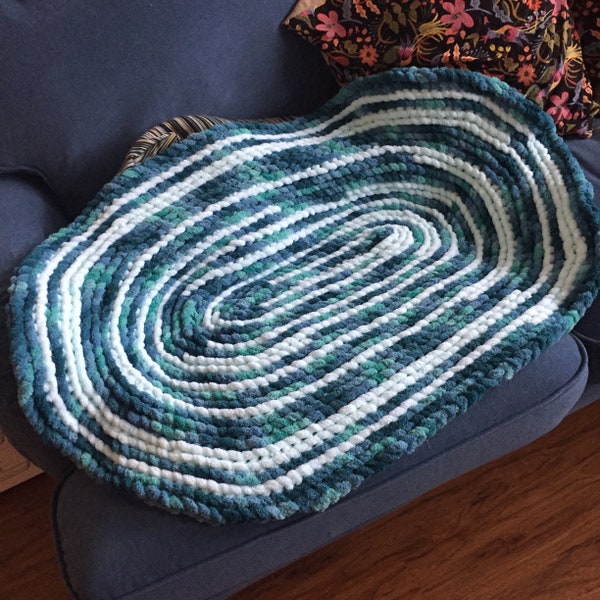 Oval Rag Rug - Etsy