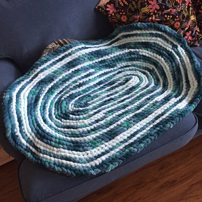 Oval Rag Rug - Etsy
