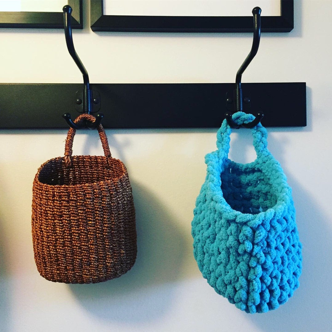PATTERN: Hanging Basket - Loop Yarn Finger Knitting (PDF Download) - Etsy