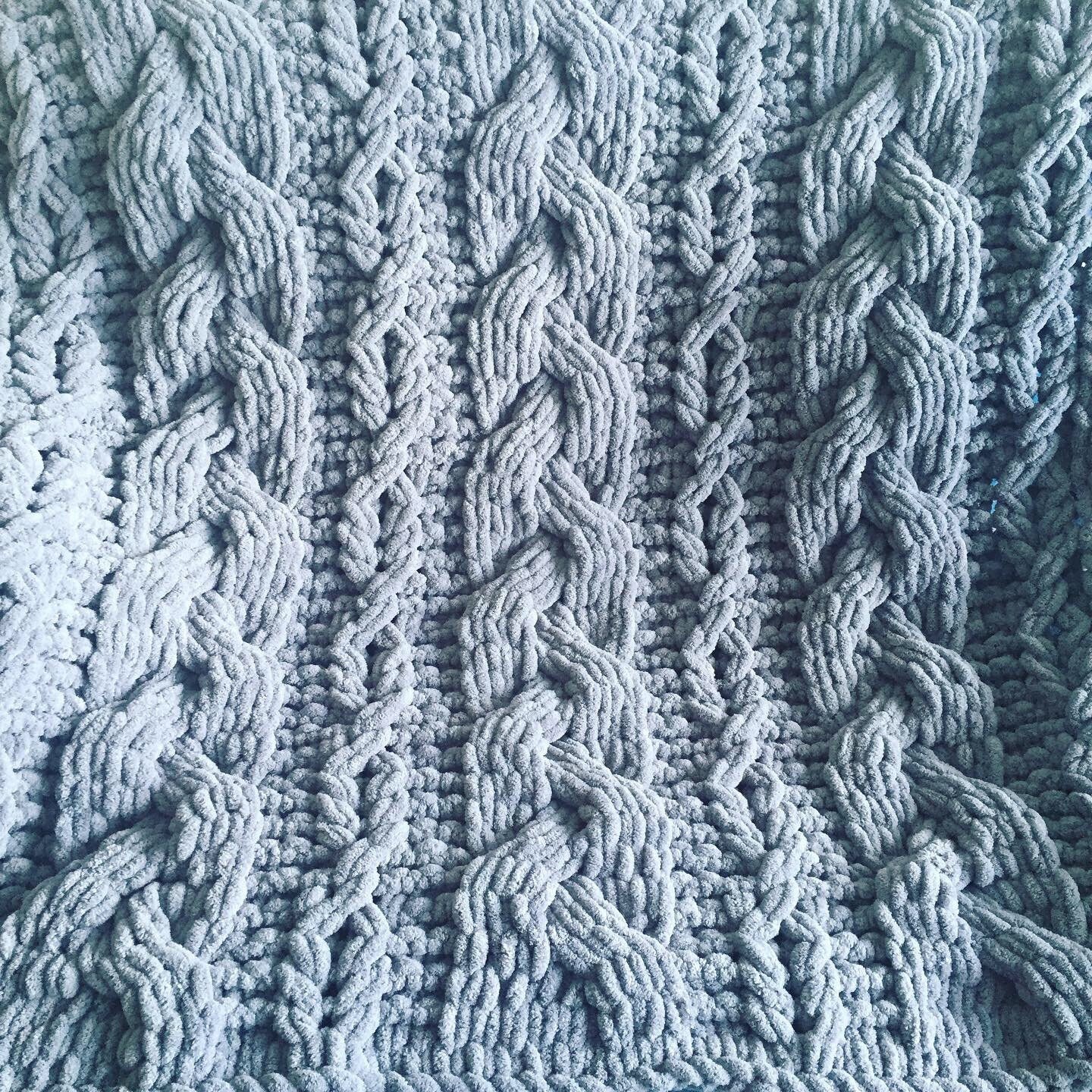 Cable Knit Pattern Background