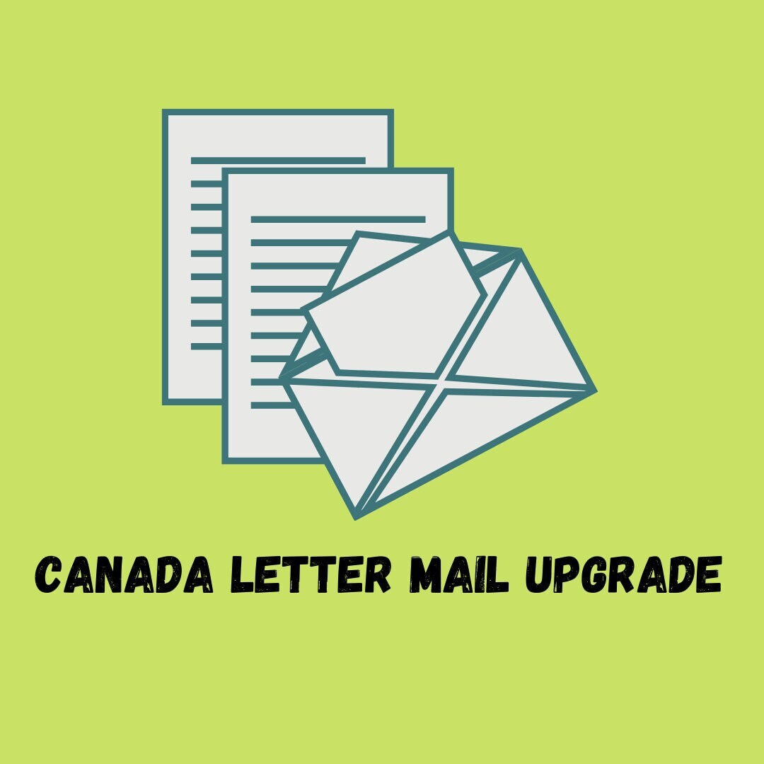 Canada Letter Mail Upgrade - Get a Paper Copy of Your Pattern Mailed to ...