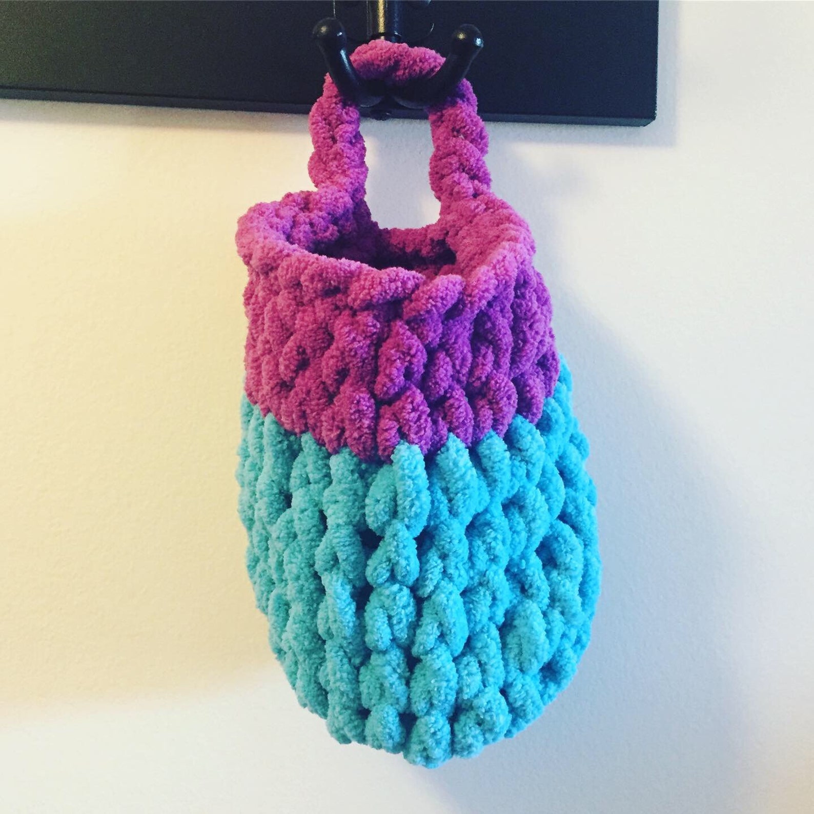 PATTERN: Hanging Basket - Loop Yarn Finger Knitting (PDF Download) - Etsy