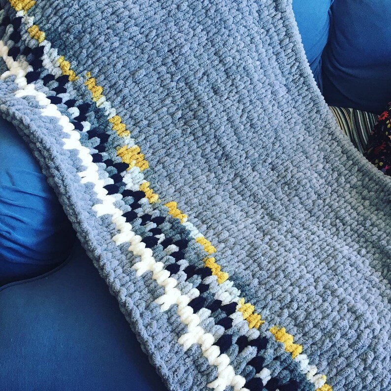 Blanket Pattern Download // PATTERN: Fair Isle Blanket // Loop | Etsy