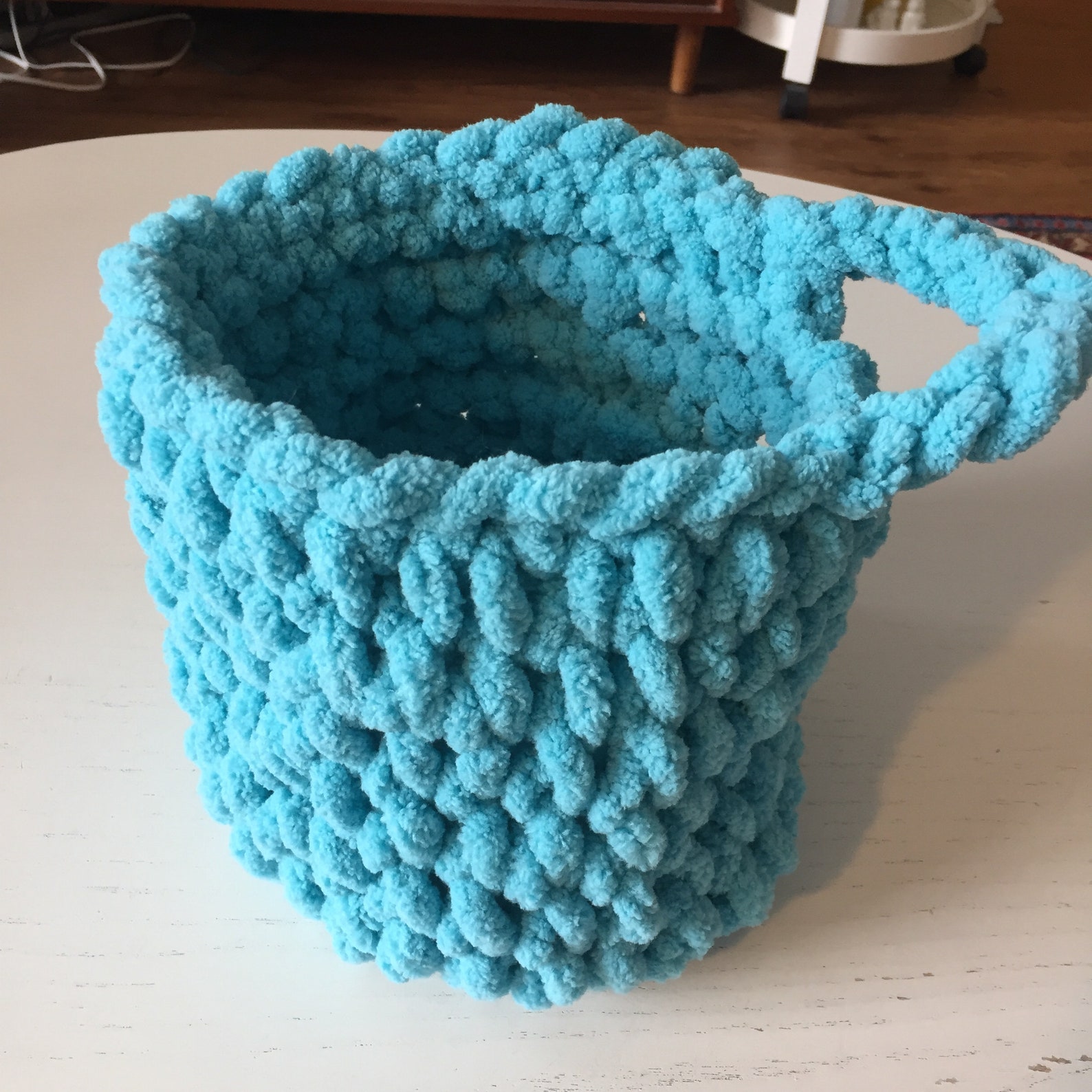 PATTERN: Hanging Basket - Loop Yarn Finger Knitting (PDF Download) - Etsy