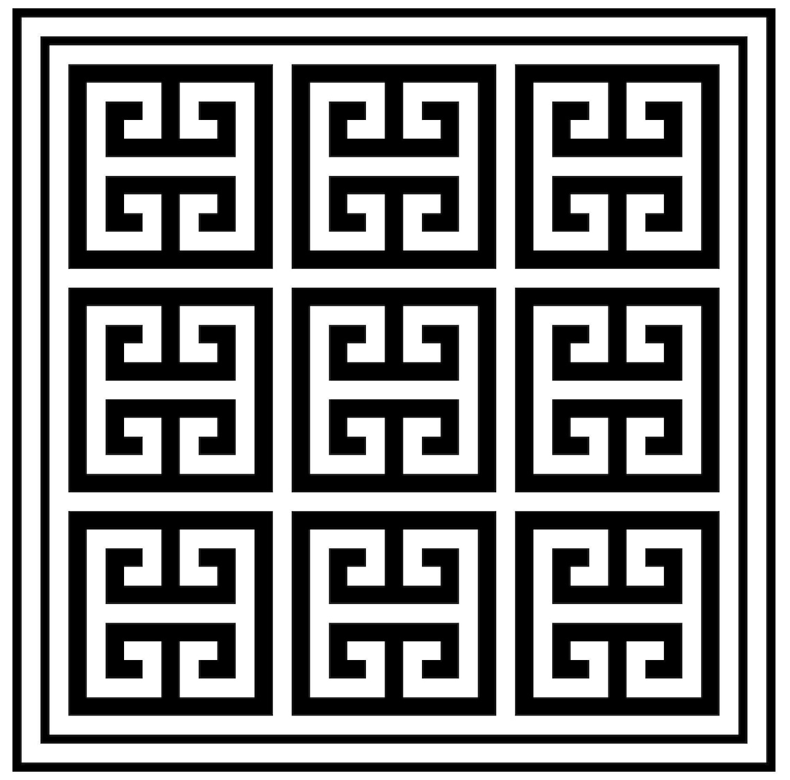 PATTERN: Greek Key Blanket - Loop Yarn Finger Knitting (PDF Download ...