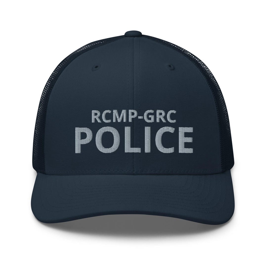 RCMP-GRC POLICE Mesh Snapback Hat, Law Enforcement Ballcap, Royal ...