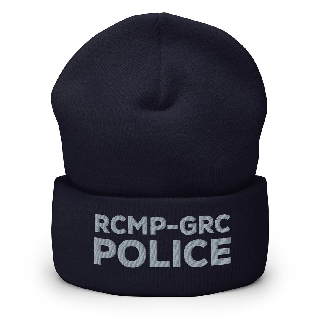 RCMP Duty Embroidered Cuffed Toque, Royal Canadian Mounted Police, Gift ...