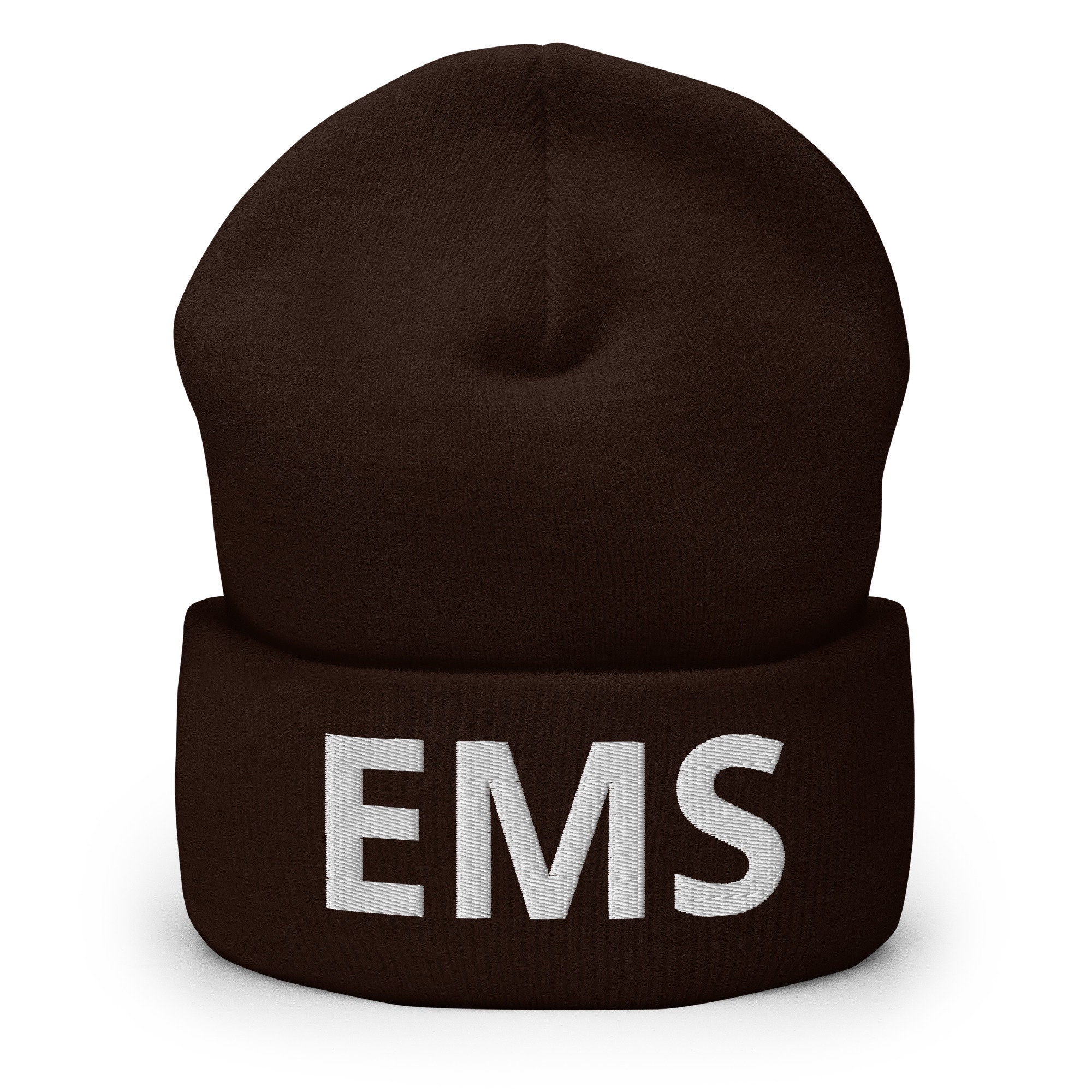EMS Beanie, EMT Paramedic Cuffed Hat, Emergency Medical Technician Cap ...