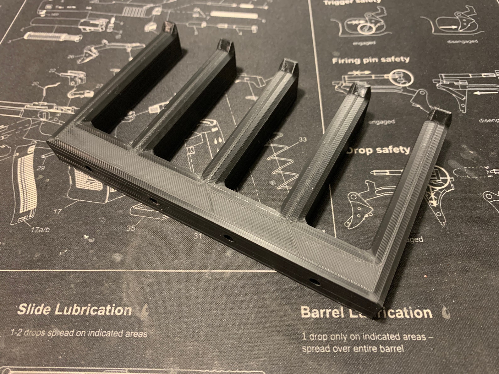 Modular Wall Mounted AR-15 and Double Stack Pistol Magazine | Etsy