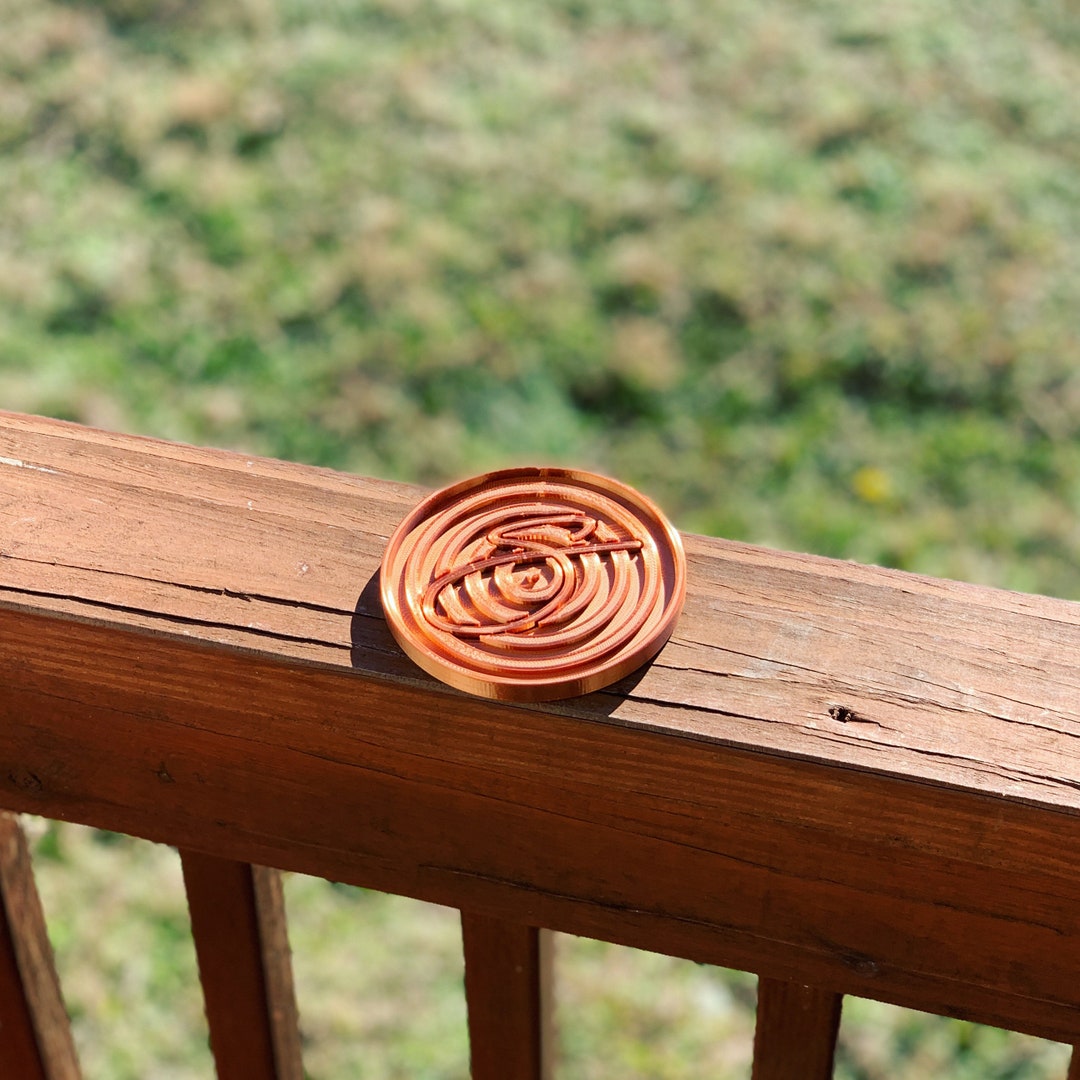 Custom Designed 3D Printed Coasters (pair) - Etsy