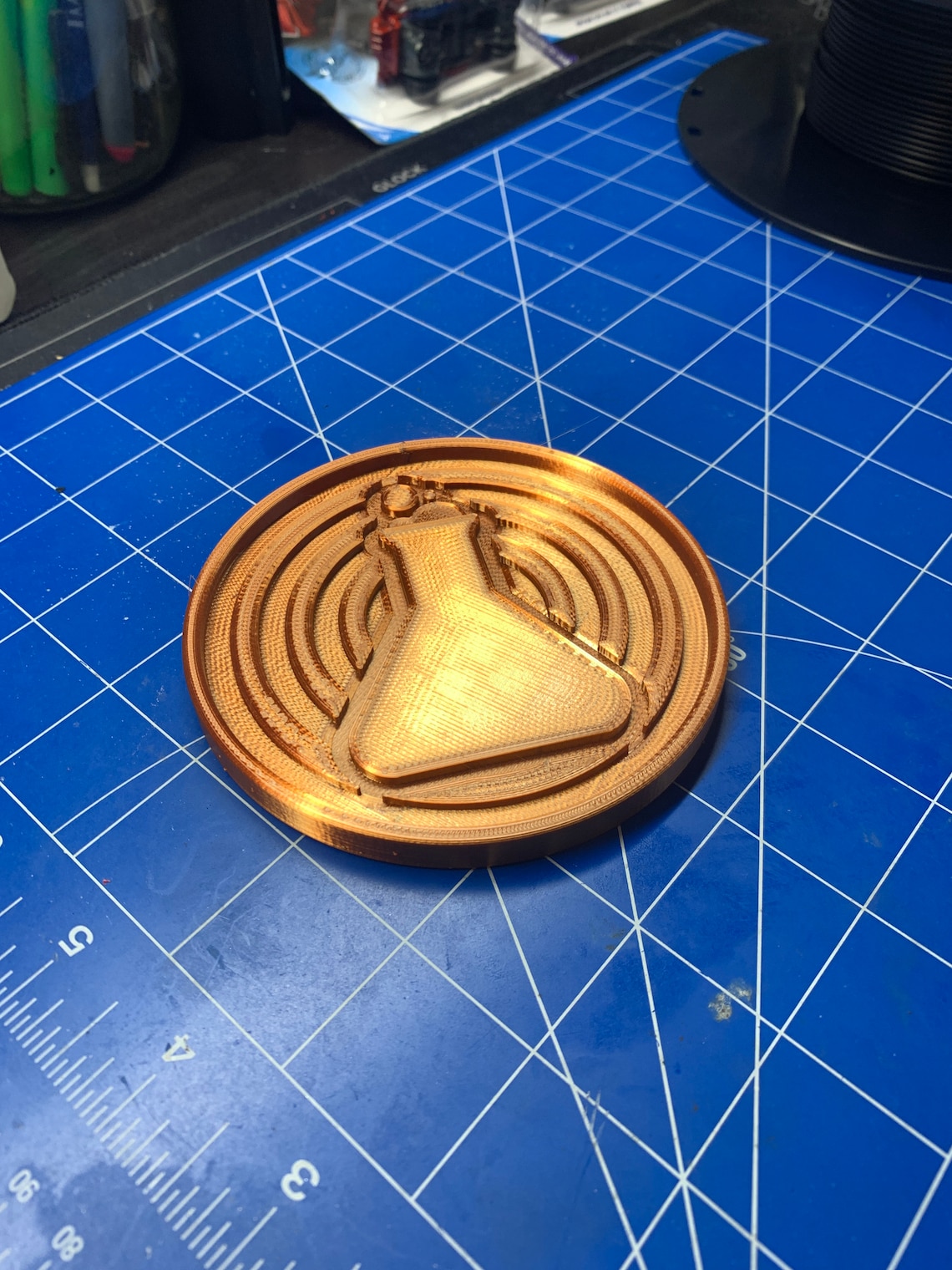 Custom Designed 3D Printed Coasters pair - Etsy