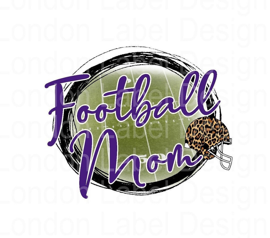 Football Mom Purple, , Digital Design, PNG Image, Sublimation Design - Etsy
