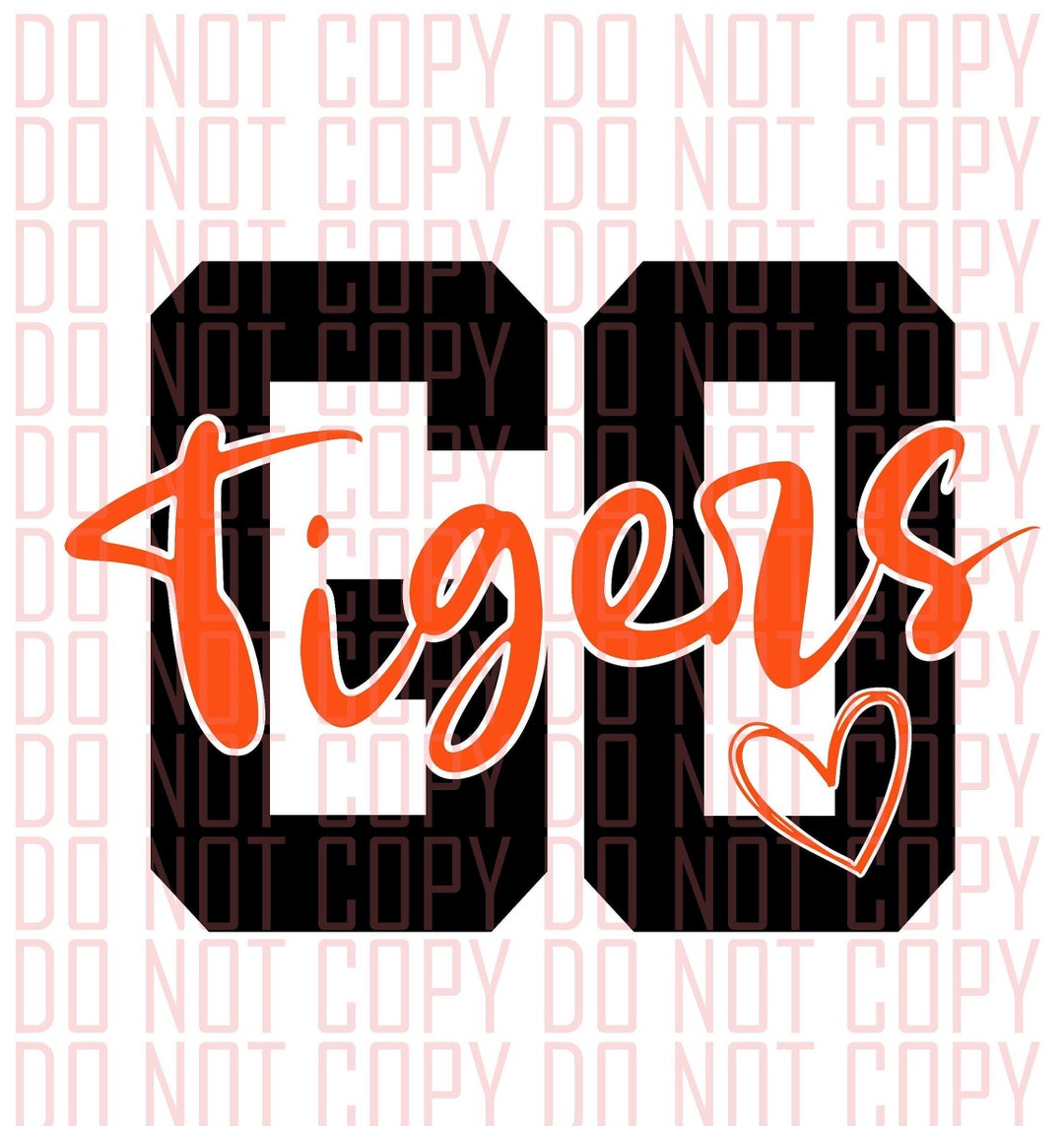 Go Tigers, Digital Design, SVG File for Use With HTV, Sports Design - Etsy
