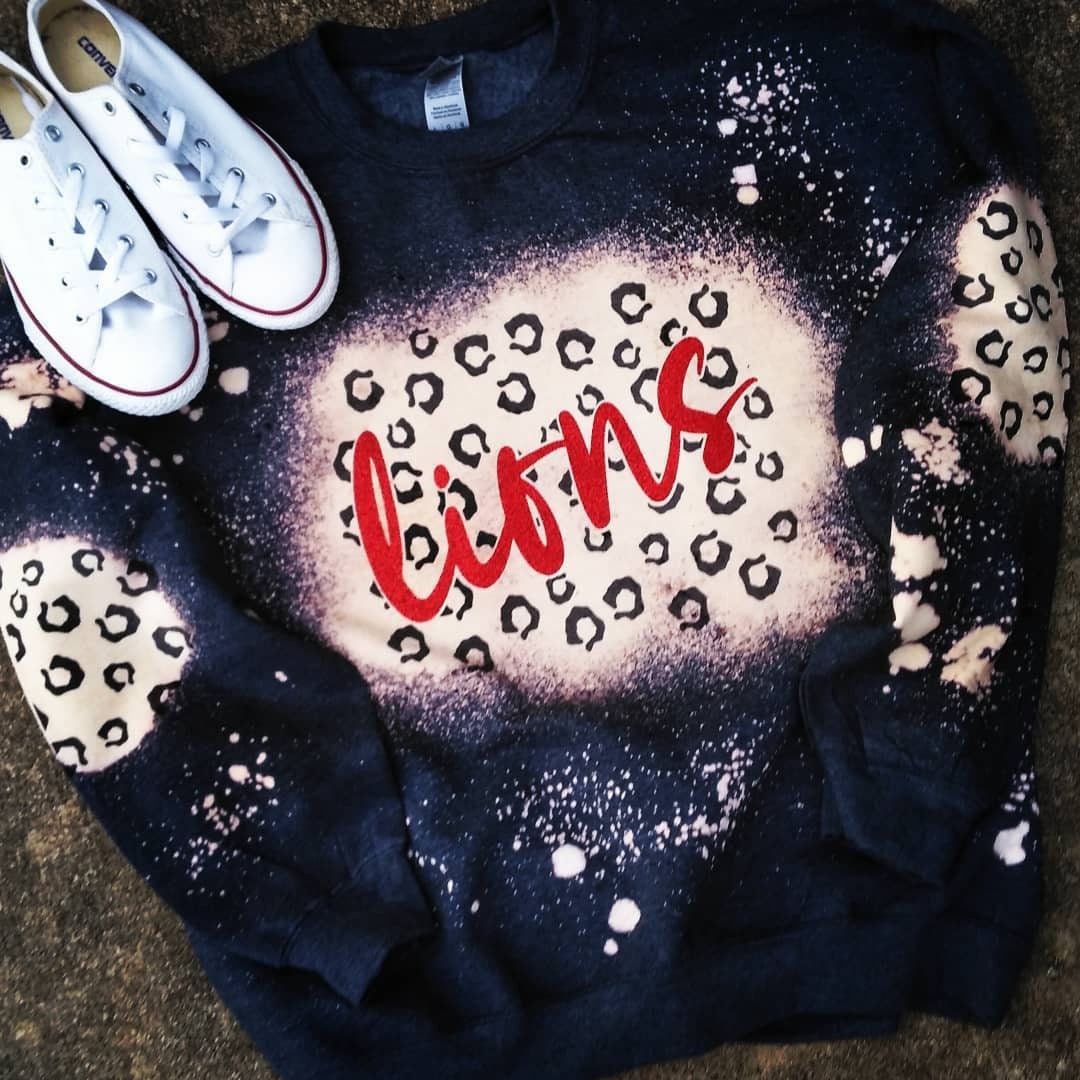 Team Fan Distressed Crewneck or Hoodie, Customize, Sports Sweatshirt ...