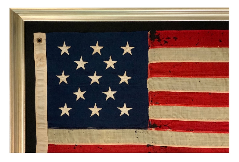 13 Star Flag Circa 1895-1920s - Etsy