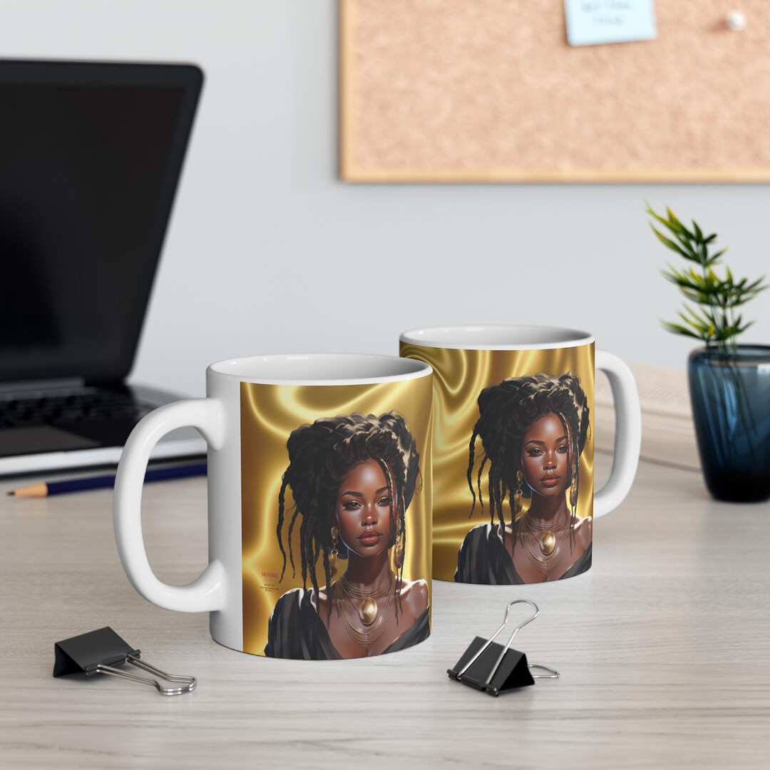 Beautiful Black Woman V2 Mug 11oz - Etsy