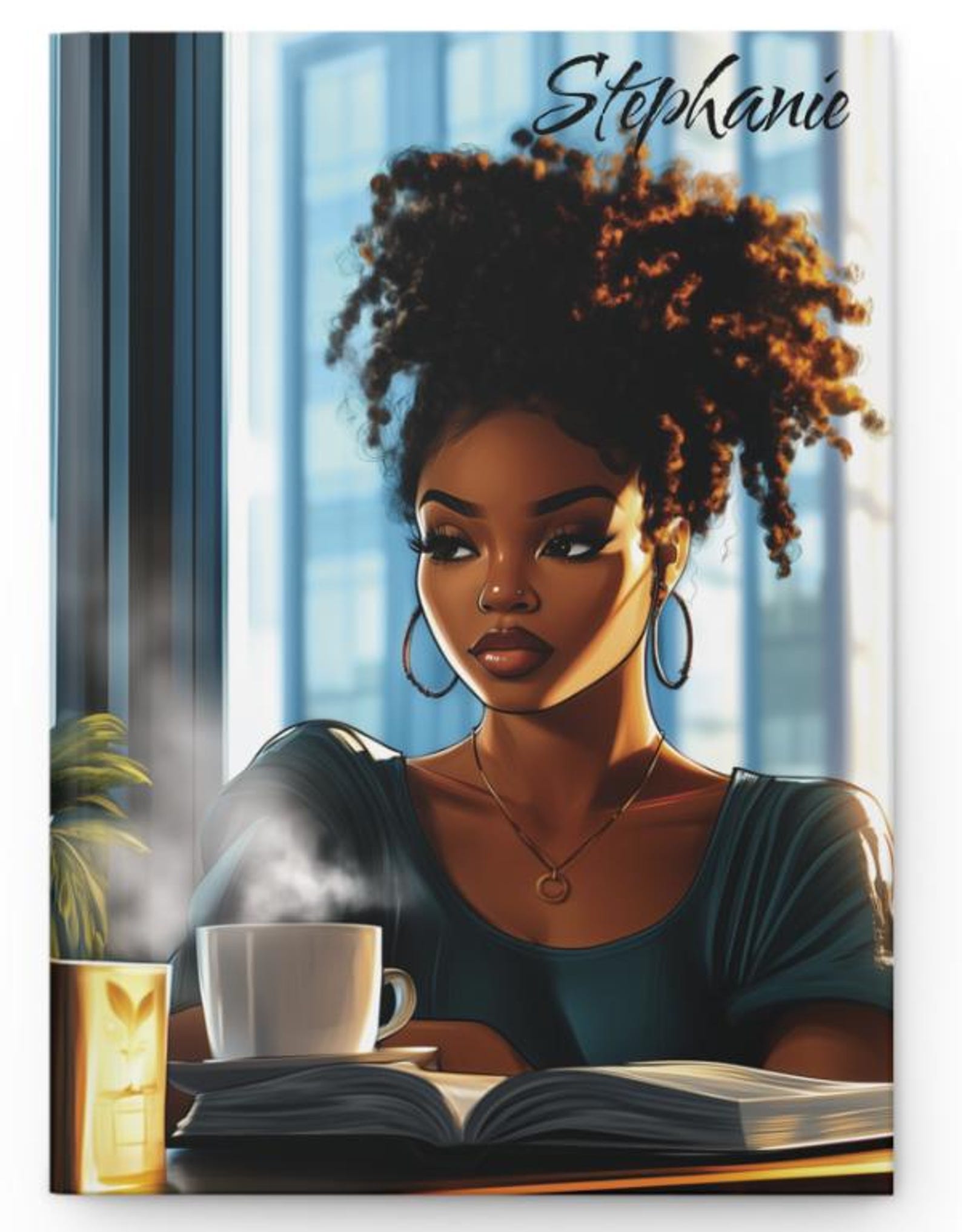 Soulful Sips & Reflection Series Hardcover Matte Journal V13 (5.75"x 8 ...