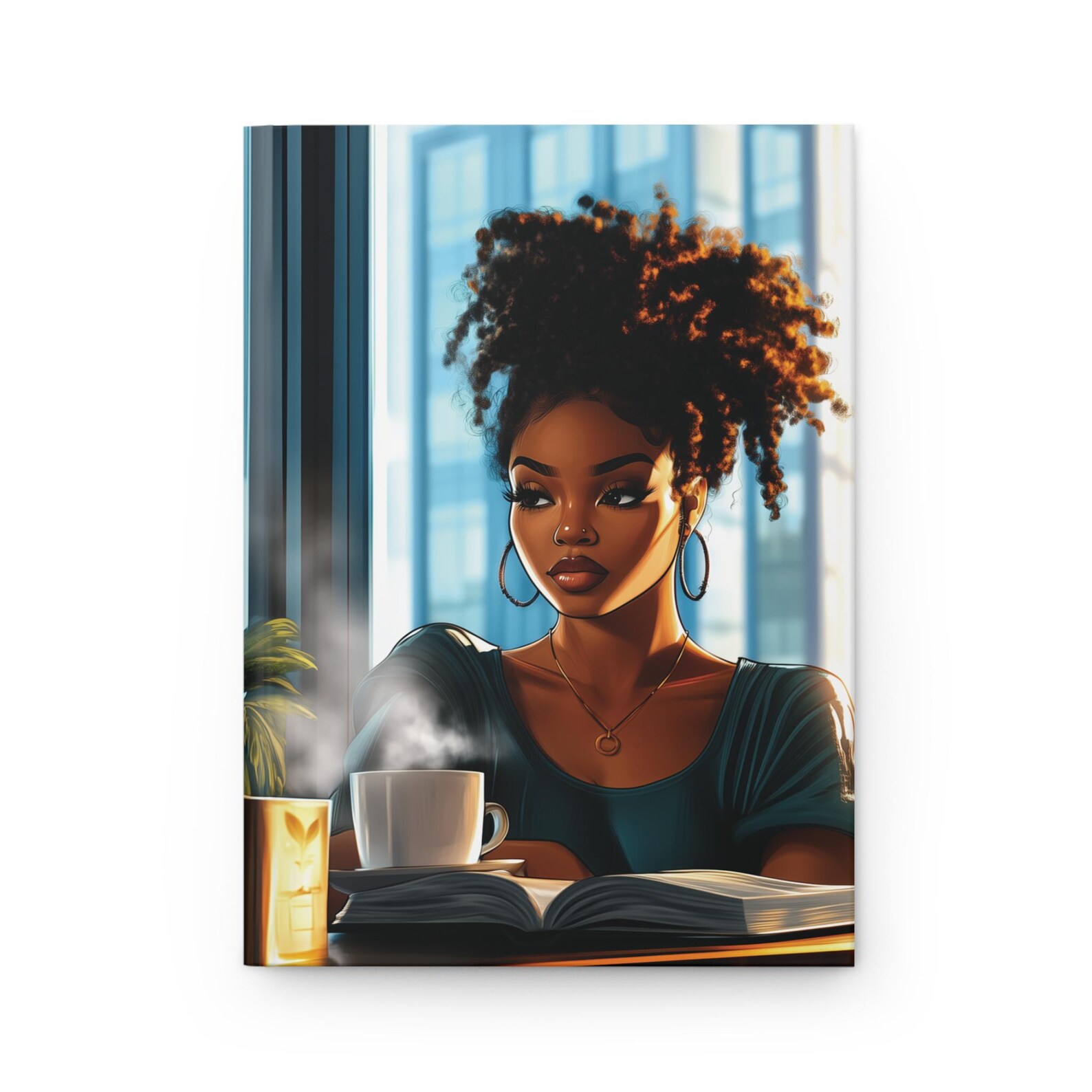 Soulful Sips & Reflection Series Hardcover Matte Journal V13 (5.75"x 8 ...