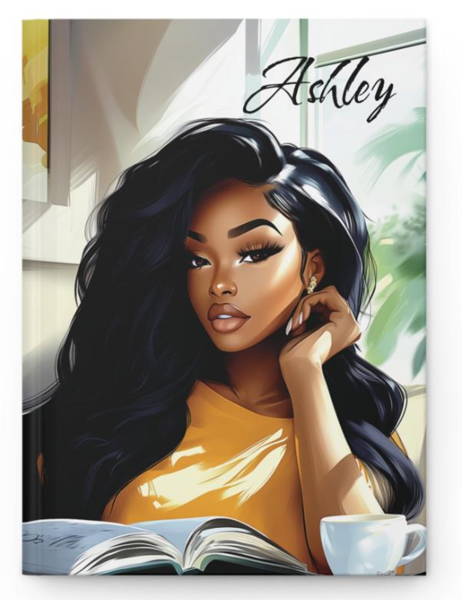 Soulful Sips & Reflection Series Hardcover Matte Journal V6 (5.75" X 8 ...