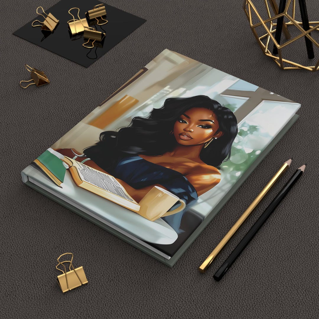 Soulful Sips & Reflection Series Hardcover Matte Journal V10 (5.75" X 8 ...