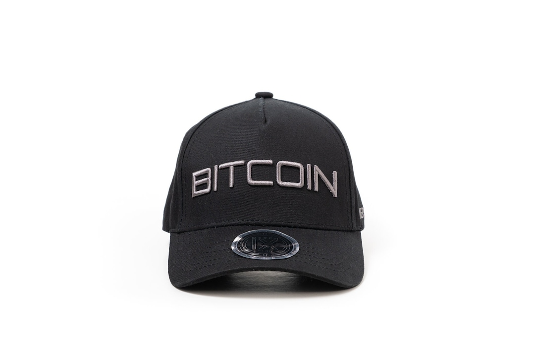 Black Designer Bitcoin Hat With 3D Puff Name for BTC - Etsy UK