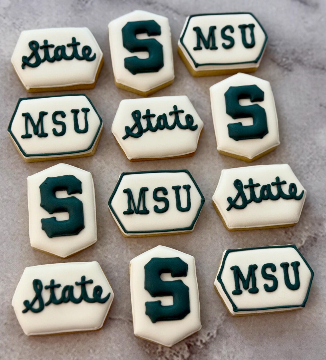 Mini University Themed Cookies / College Cookies / Graduation / Sugar ...