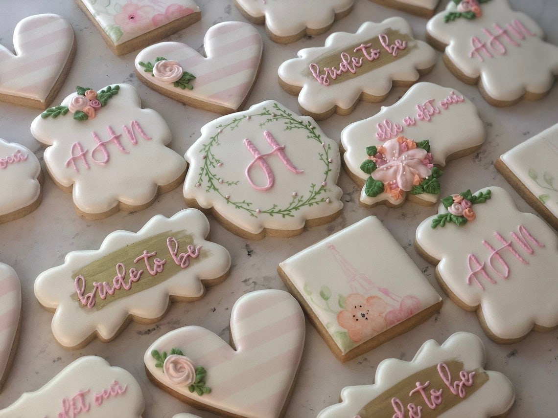 Wedding Shower Cookies / Wedding Shower / Sugar Cookies - Etsy