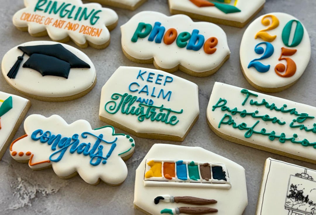 University Themed Cookies/ College Cookies/ Graduation Cookies / Sugar ...
