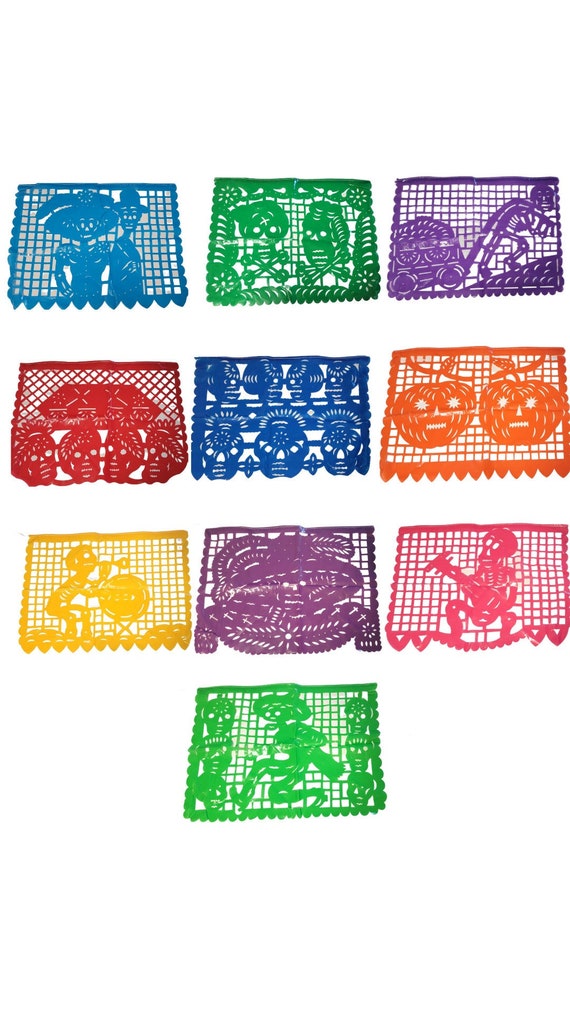 Dia De Los Muertos Papel Picado Day of the Dead Banner - Etsy