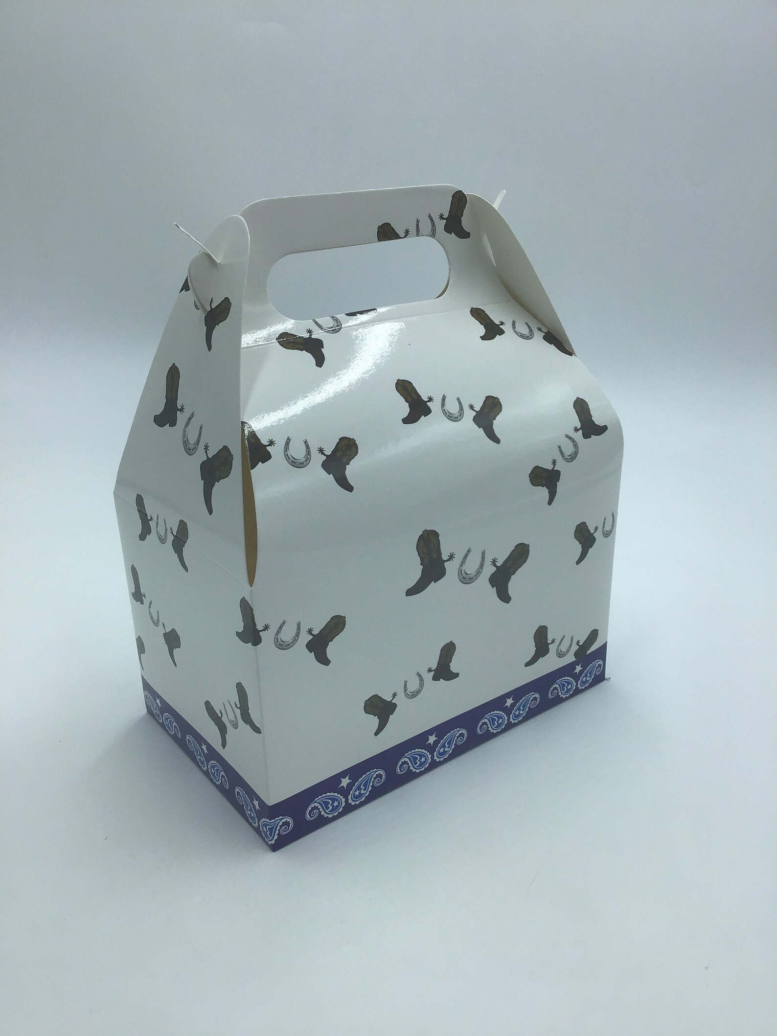 12 Cow Print Boxes With Handle Goodie Boxes Candy Boxes - Etsy