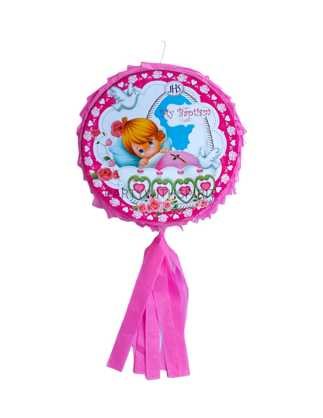 Baptism Piñata, Girl Baptism, Baptism Decoration - Etsy