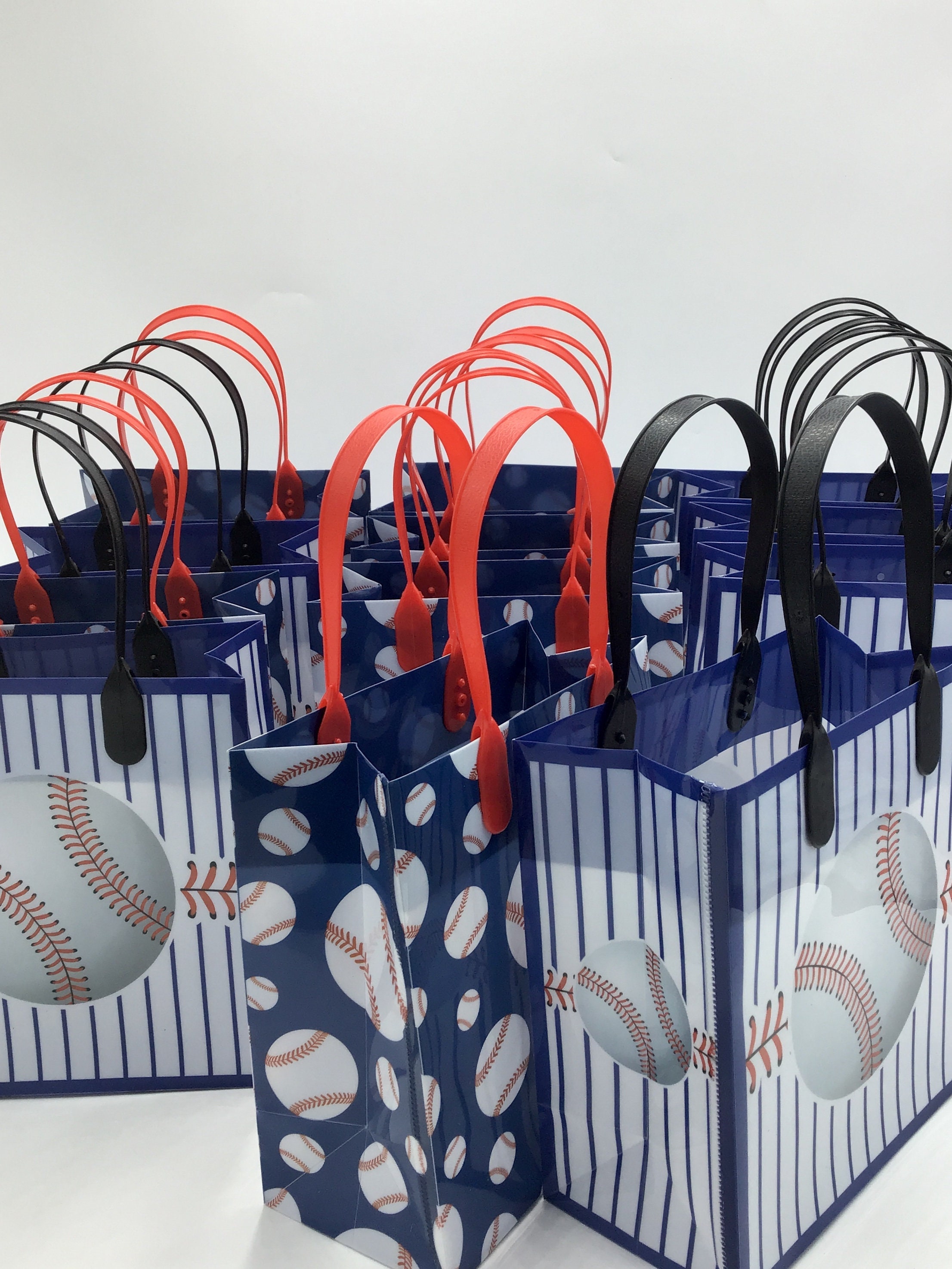 12 Baseball Theme Goodie Bags Gift Bags Favor Bags Candy | Etsy