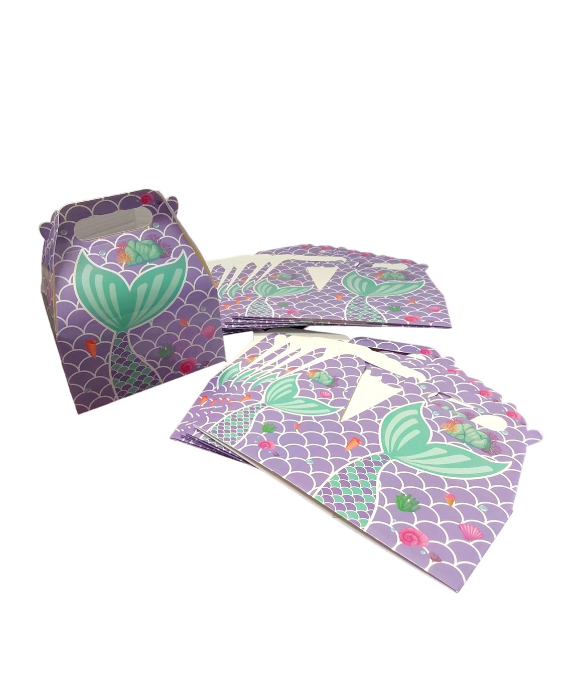 12 Mermaid Boxes, Gift Box , Candy Boxes, Favor Boxes, Goodie Boxes - Etsy